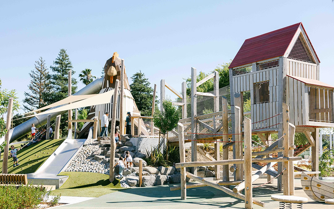 Emma Prusch Farm Playground - Earthscape Play Inc.