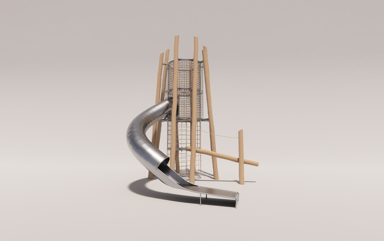 Log Tower 3 | Earthscape Collections